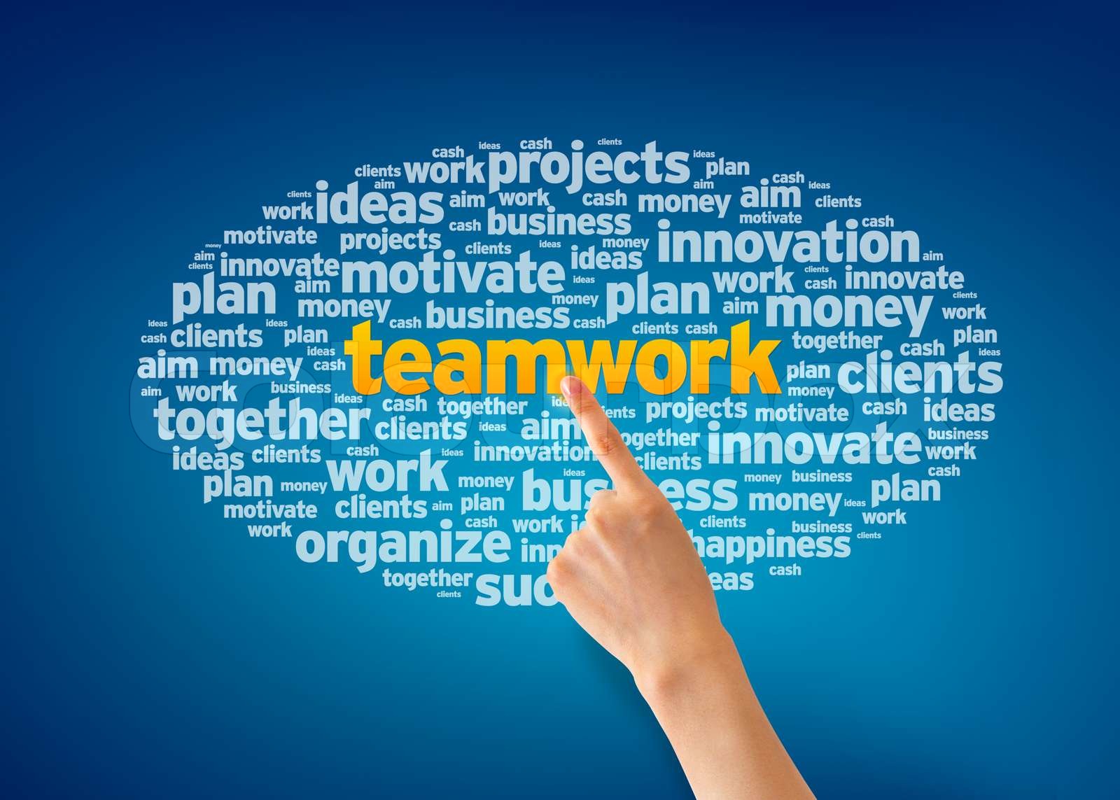 Teamwork Stock Image Colourbox