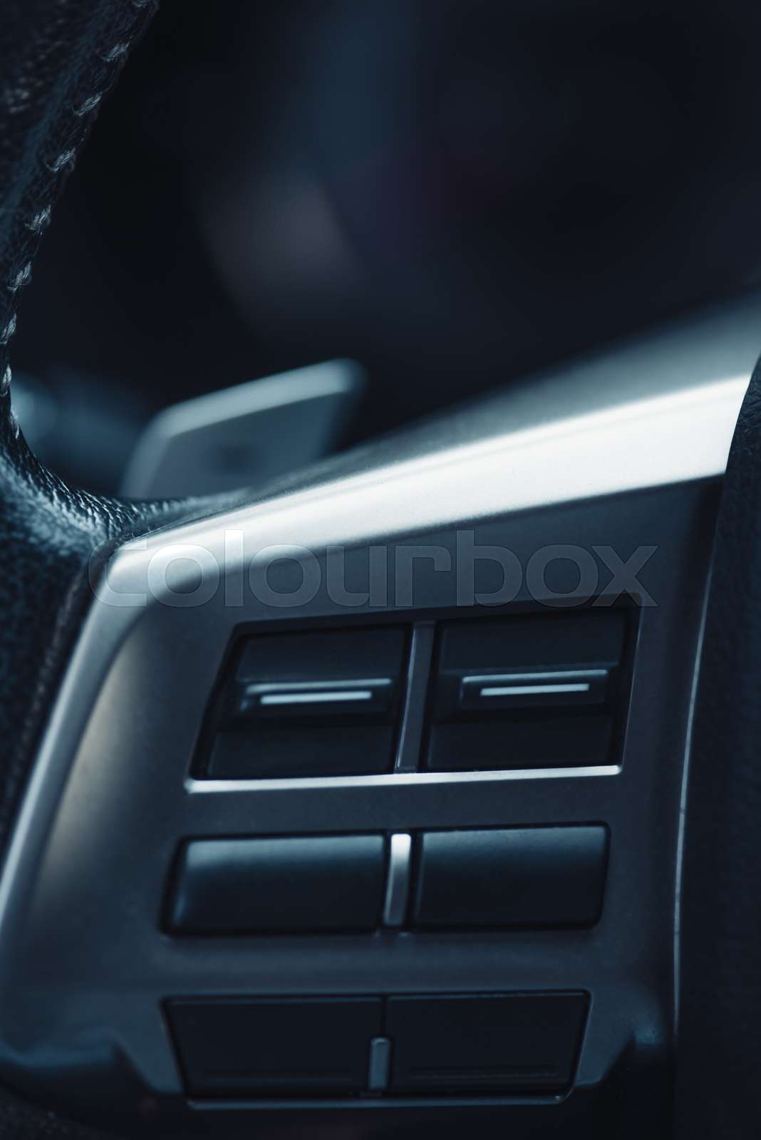 window raiser control panel in modern car | Stock image | Colourbox
