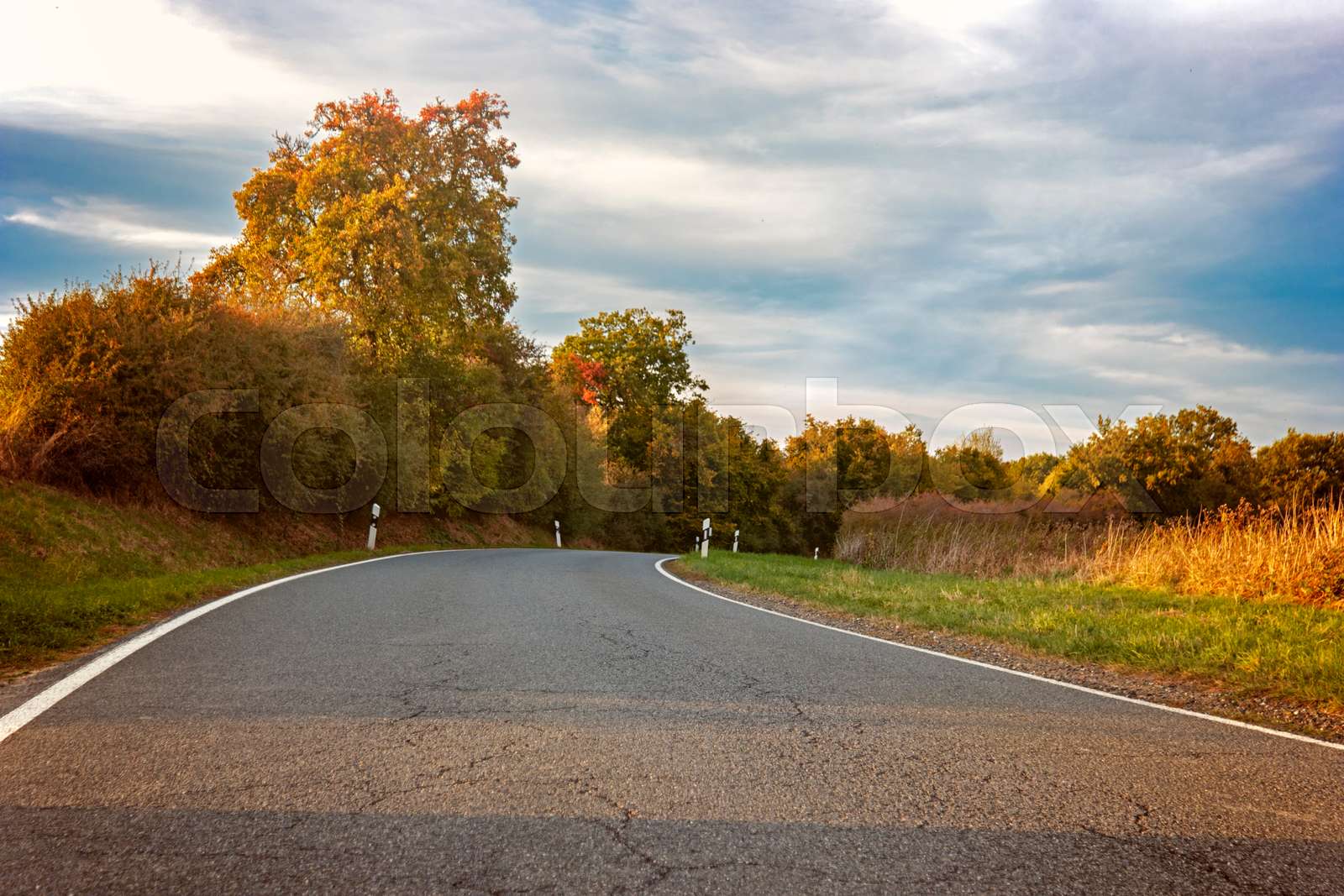 Countryside street | Stock image | Colourbox