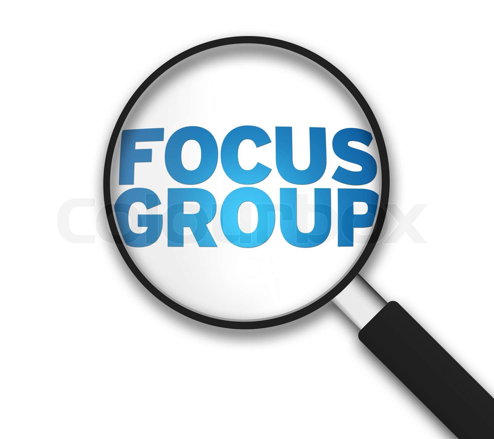 Magnifying Glass - Focus Group | Stock image | Colourbox