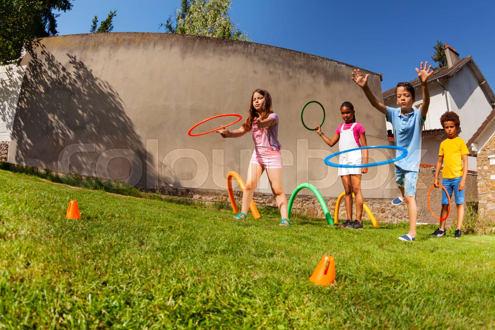 Hula Hoop Relay Team