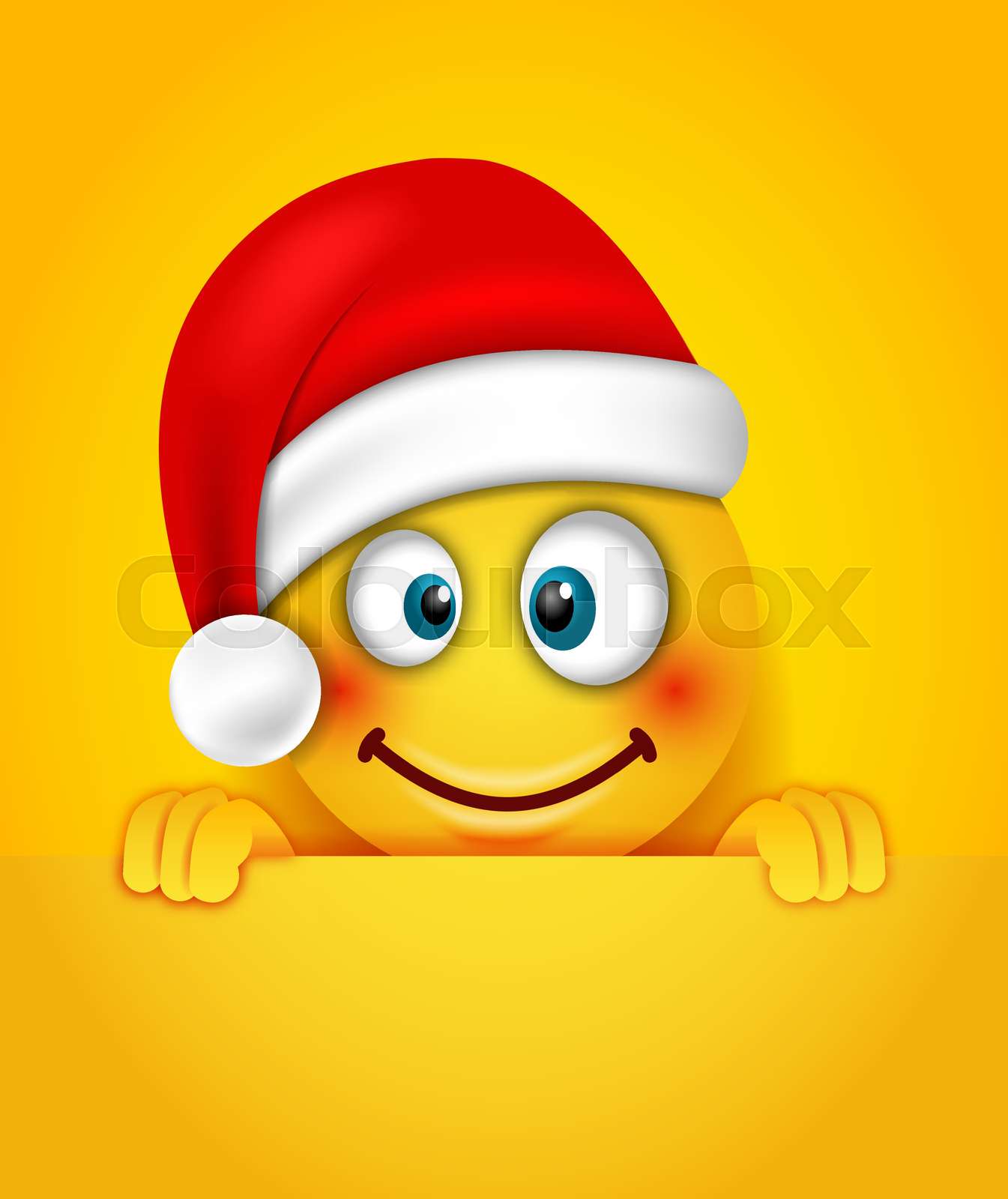 jul, smiley, smil | Stock vektor | Colourbox