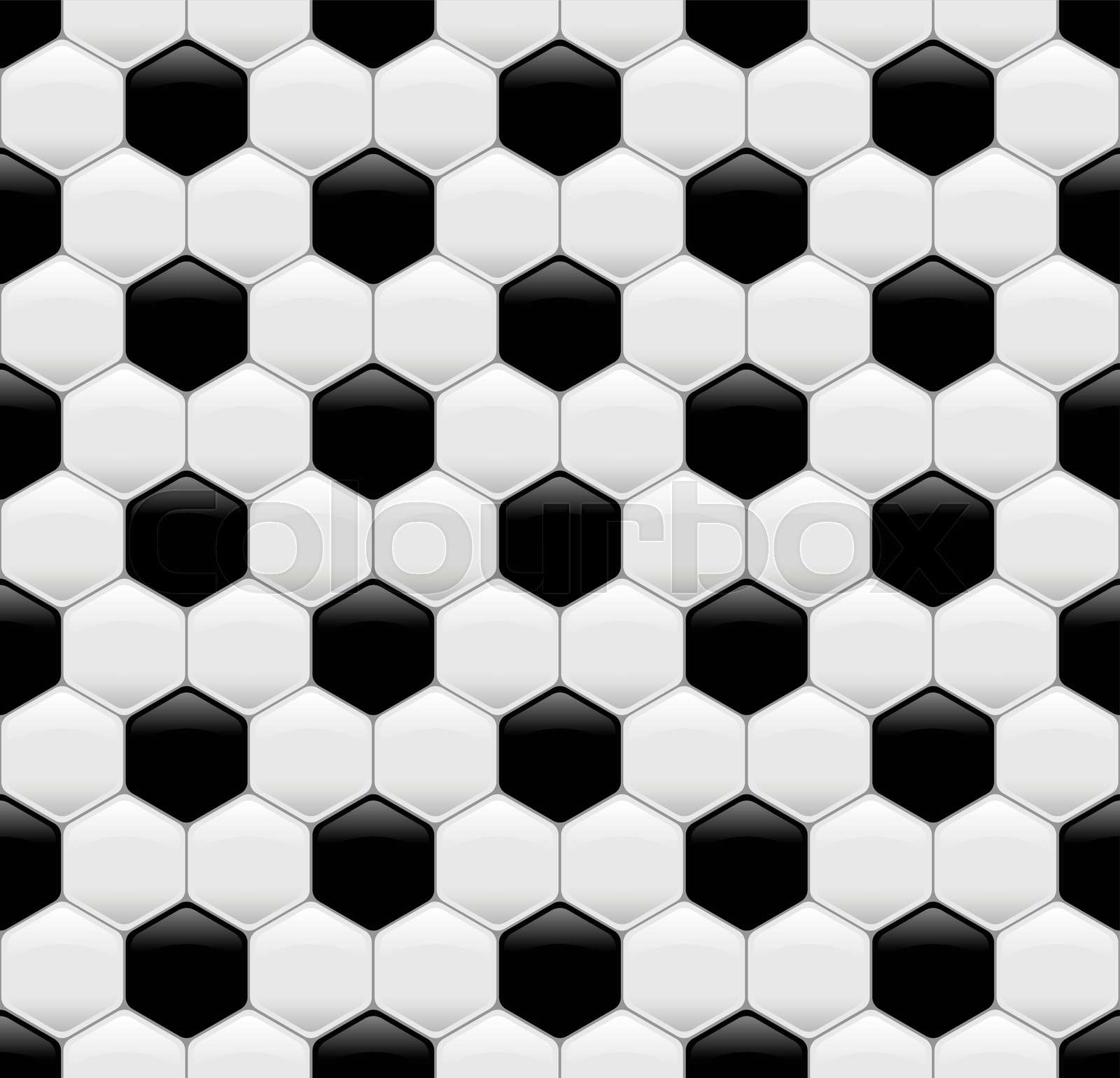 Soccer Ball Seamless Texture | Stock vector | Colourbox