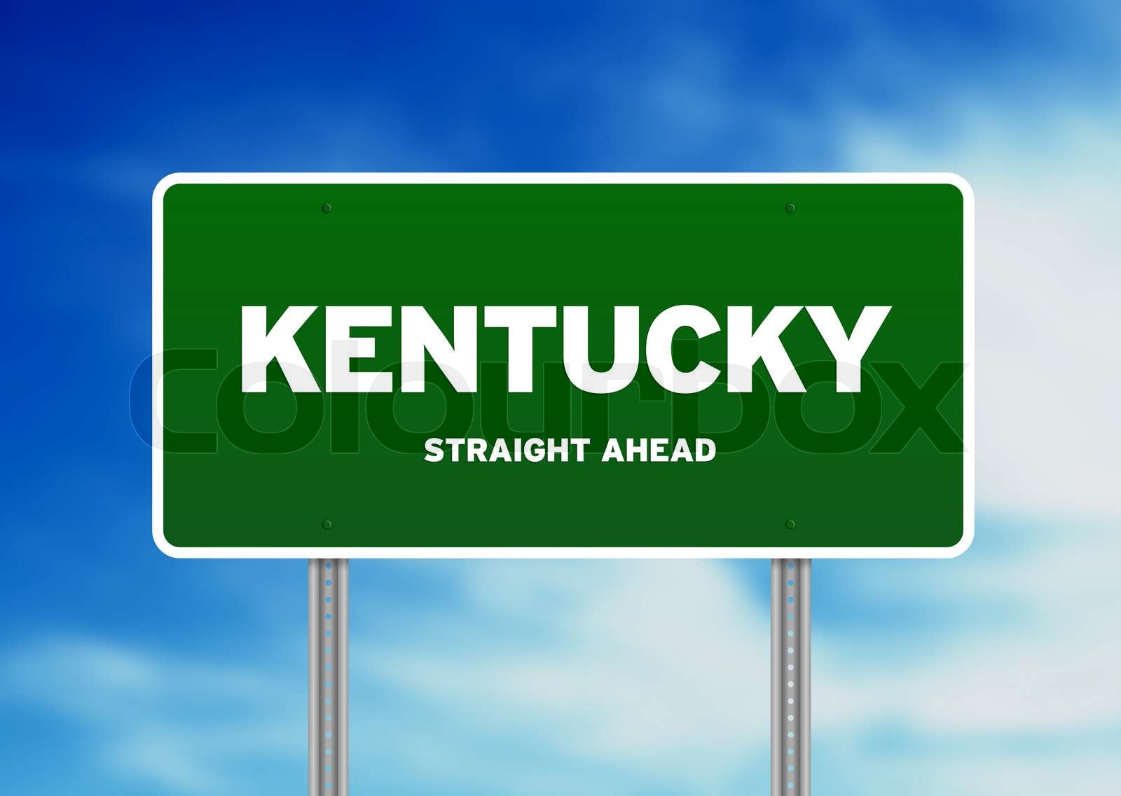 Kentucky Highway Sign | Stock image | Colourbox
