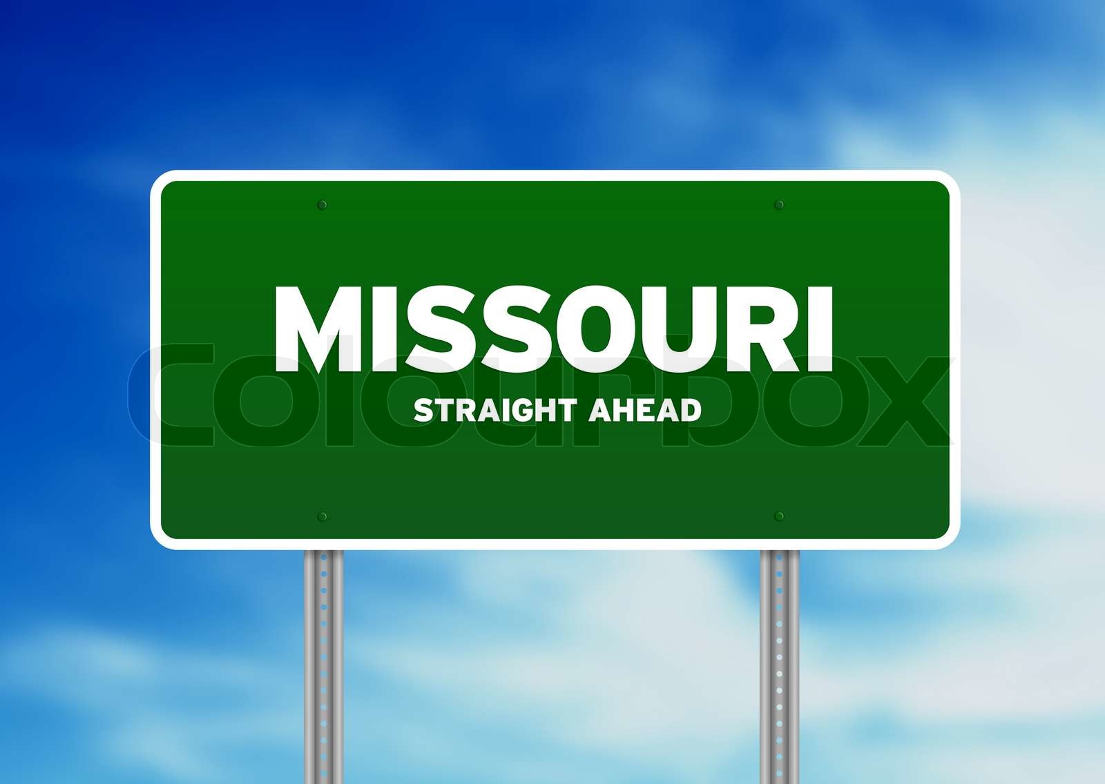 Missouri Highway Sign | Stock image | Colourbox