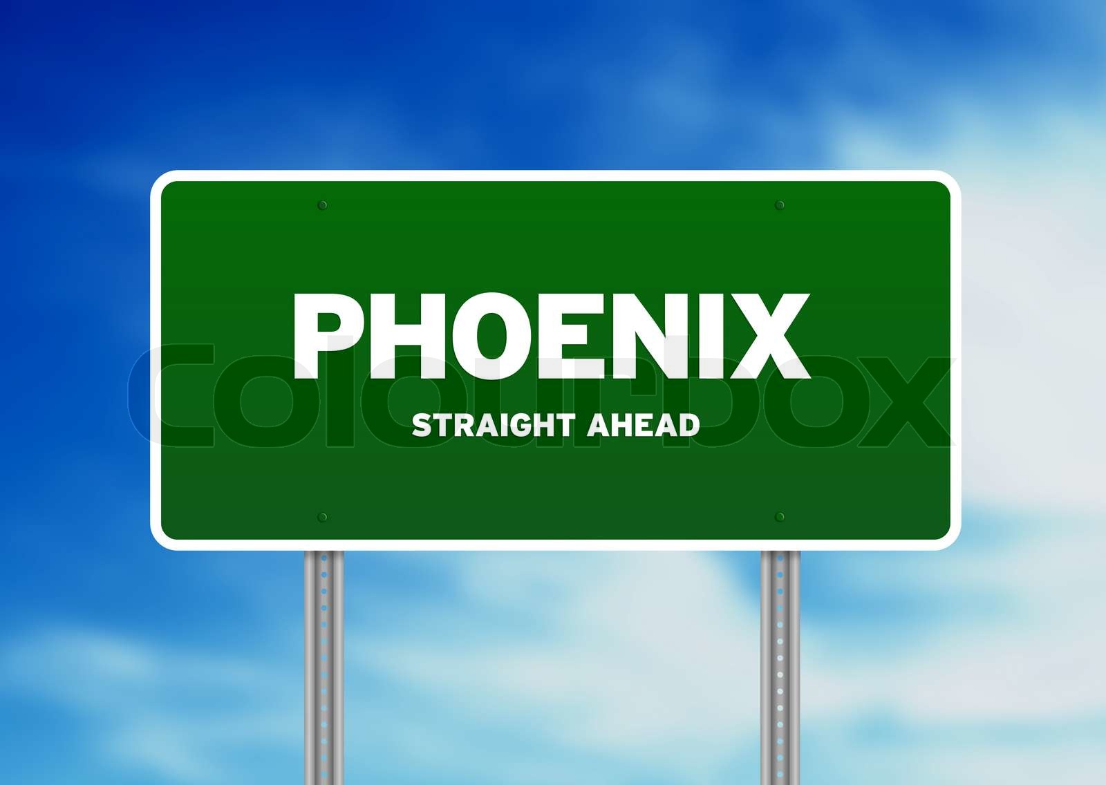 Phoenix HighwaySign | Stock image | Colourbox