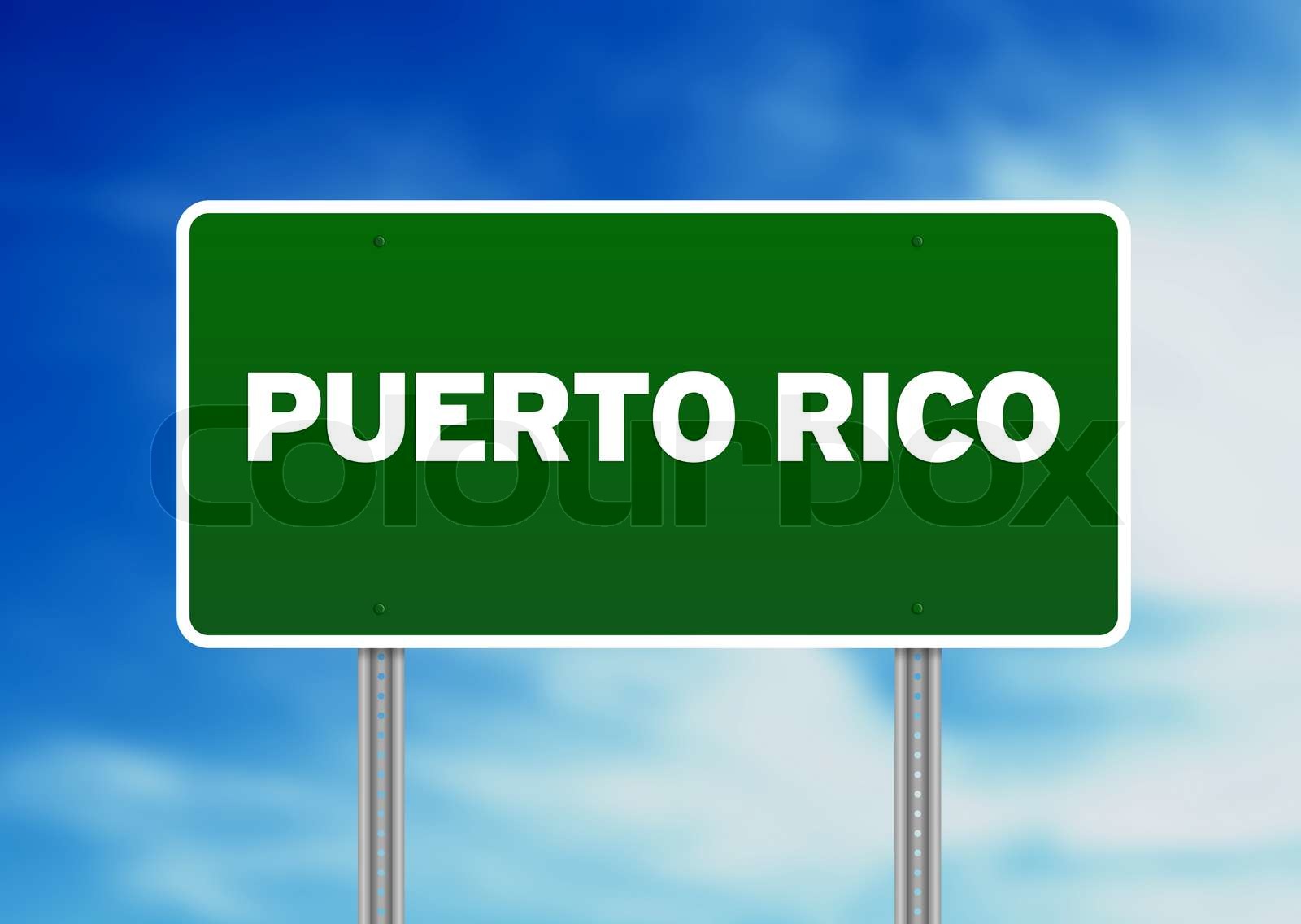 Puerto Rico HighwaySign | Stock image | Colourbox