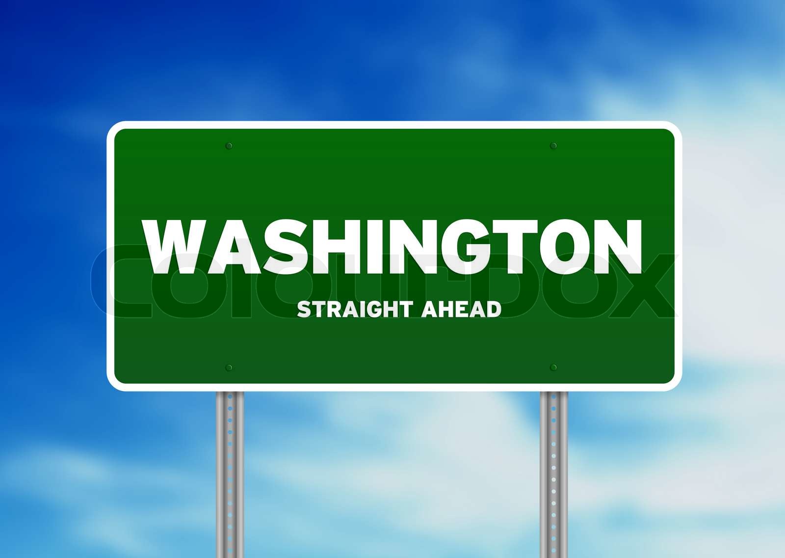Washington Highway Sign | Stock image | Colourbox