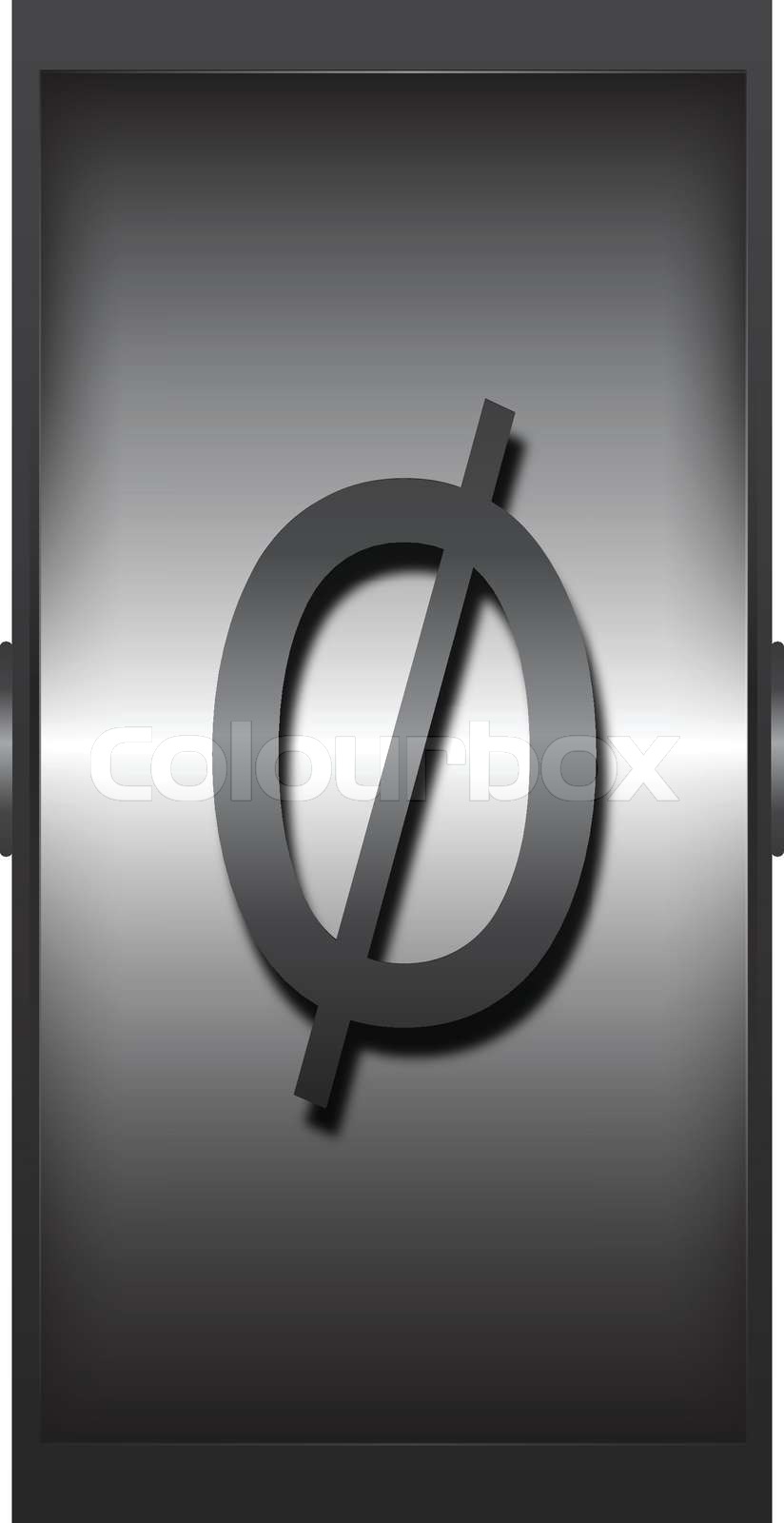 Letter ø from a alphabet set | Stock vector | Colourbox