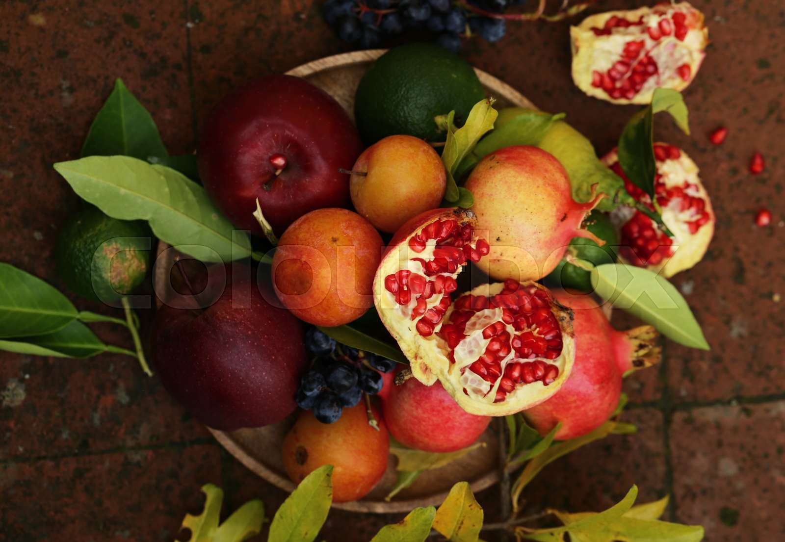 organic natural fruits for a healthy diet | Stock image | Colourbox