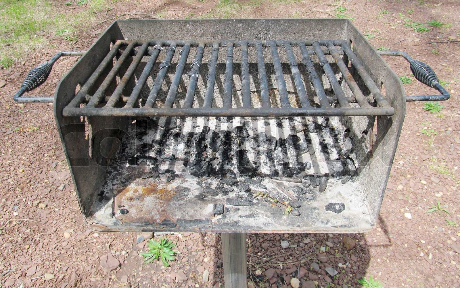 barbeque grill in park | Stock image | Colourbox