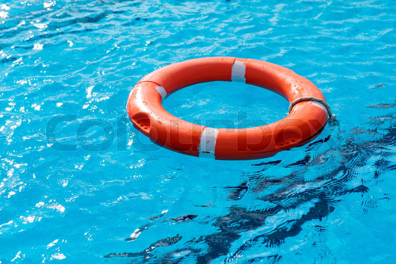 Colorful floats on a pool | Stock image | Colourbox