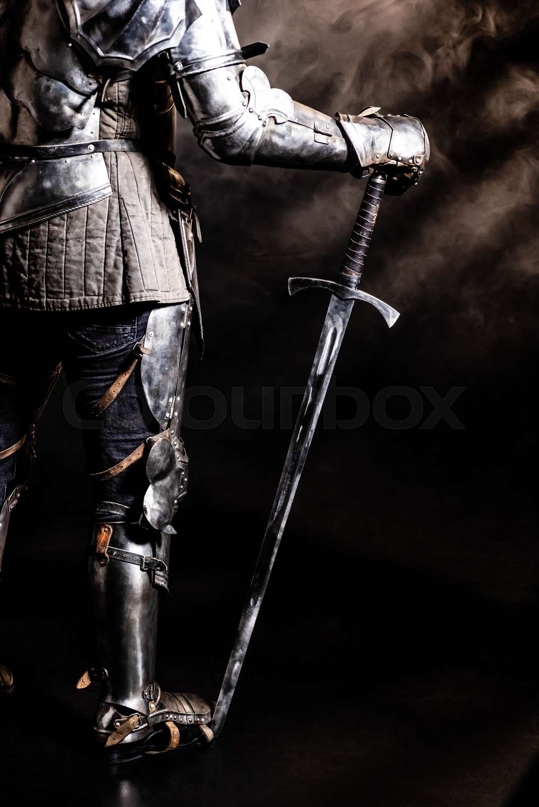 Knight Holding Sword