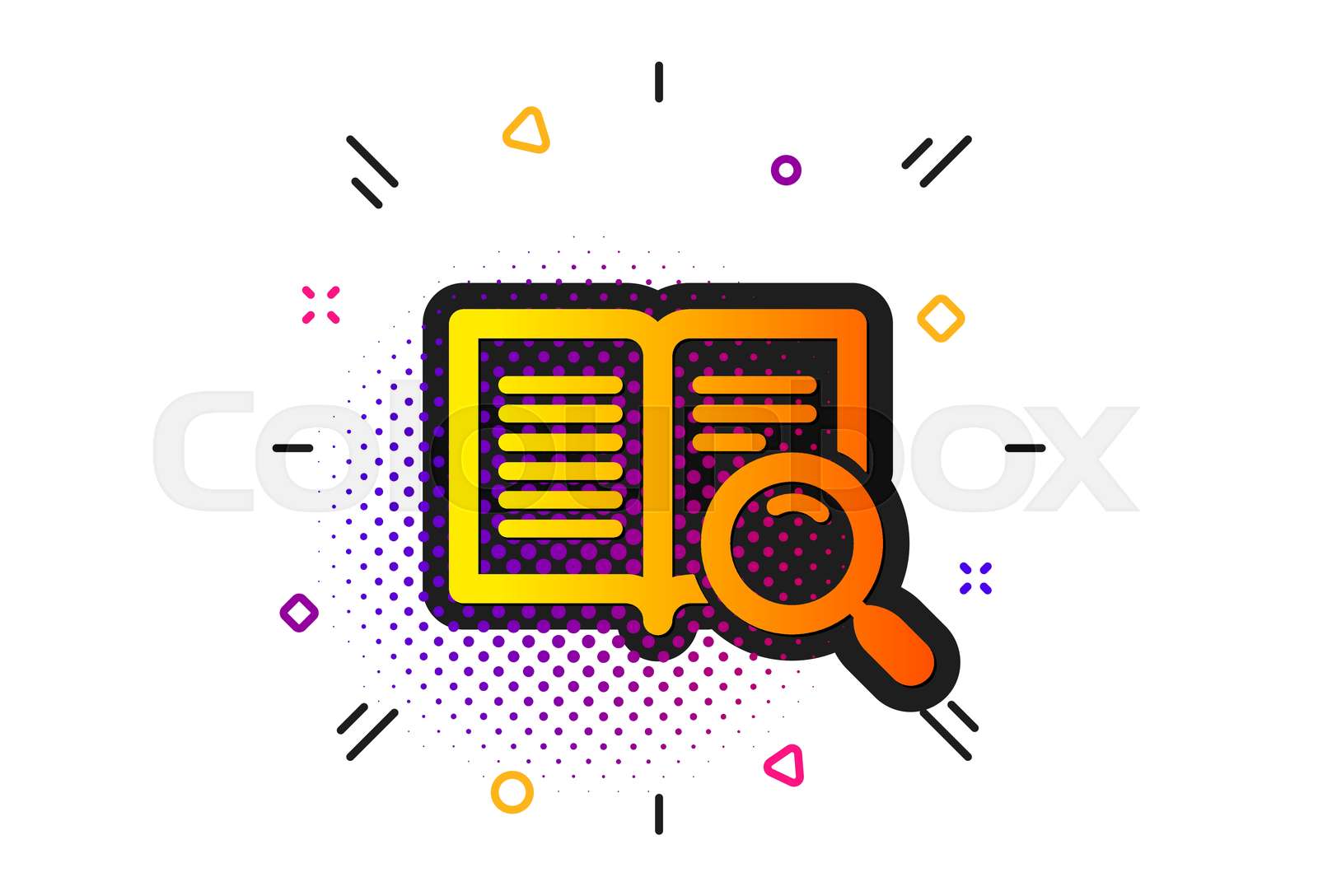 Search text icon. Find word sign. Vector | Stock vector | Colourbox