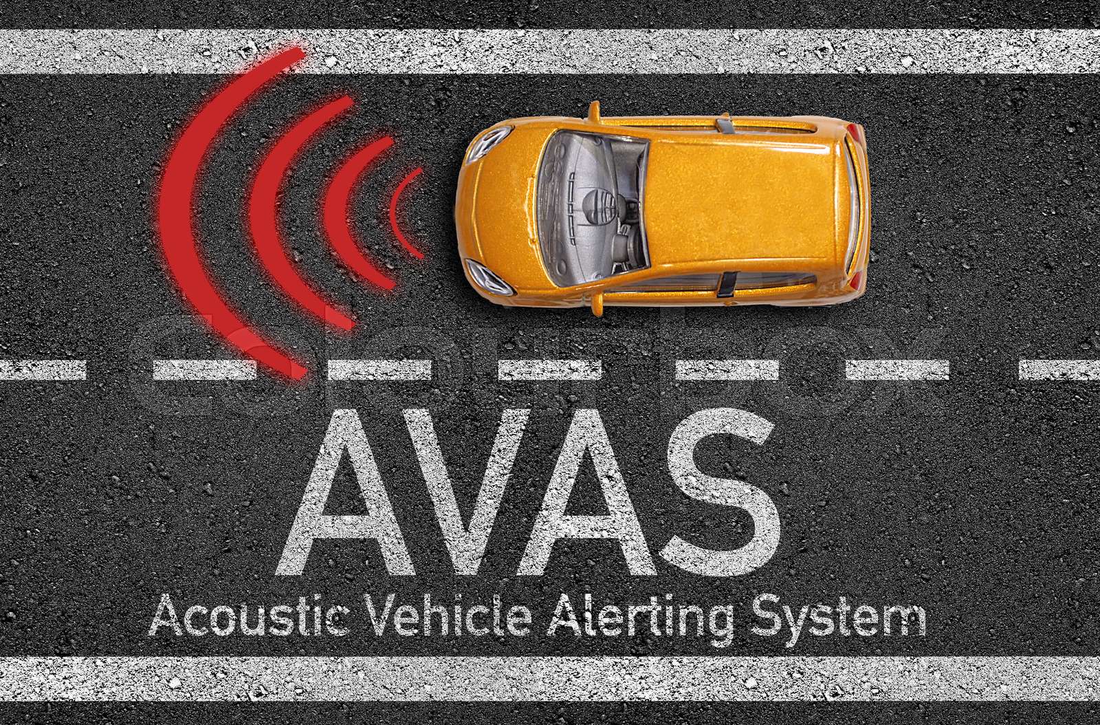 avas Acoustic Vehicle Alerting System | Stock Bild | Colourbox