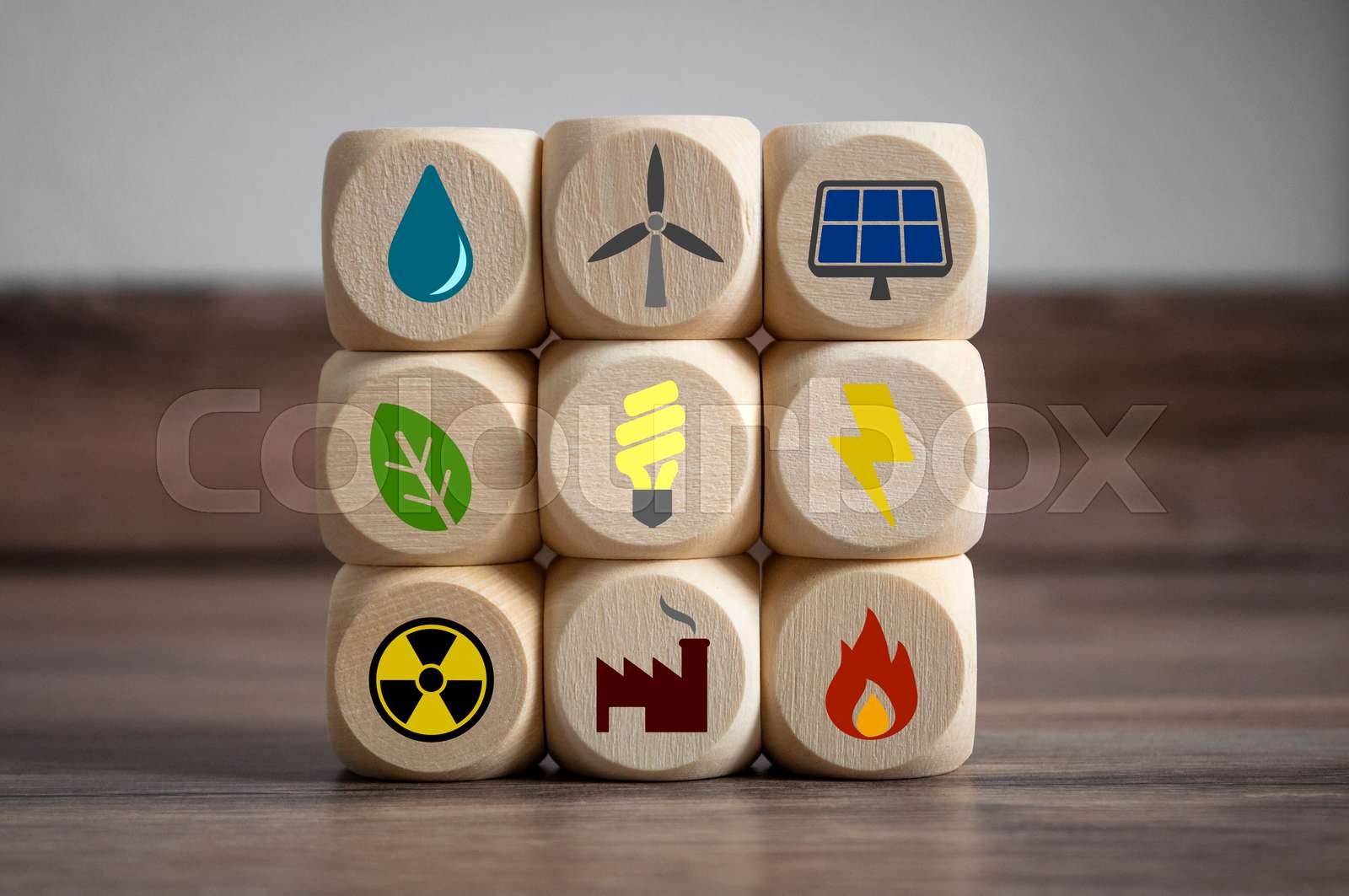 Clean Energy Climate Change Concept Stock Image Colourbox