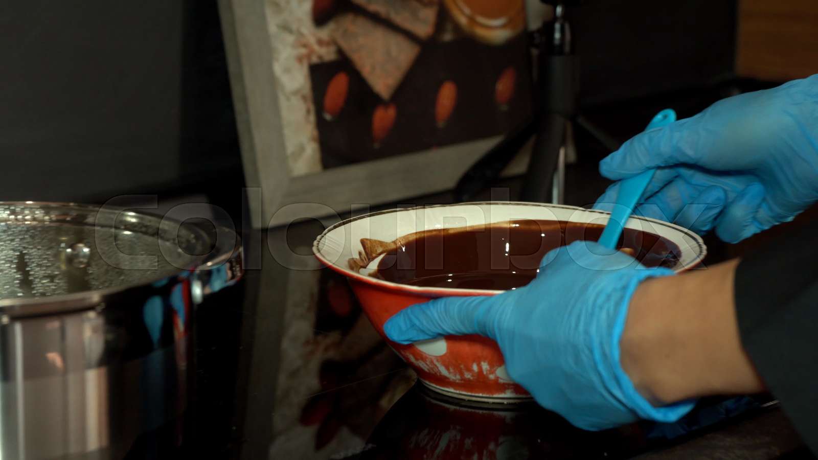 Making chocolate at home | Stock video | Colourbox