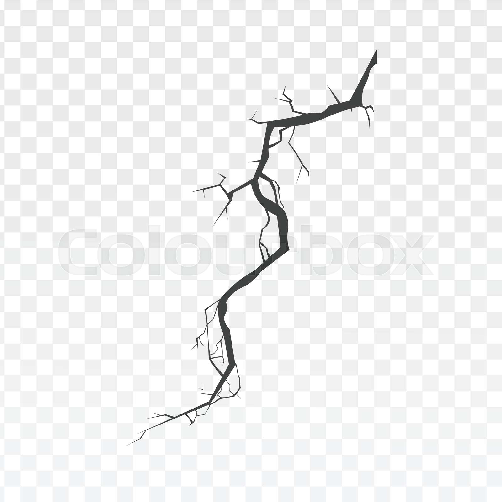 Black surface crack line - broken ground or cracked wall effect | Stock ...