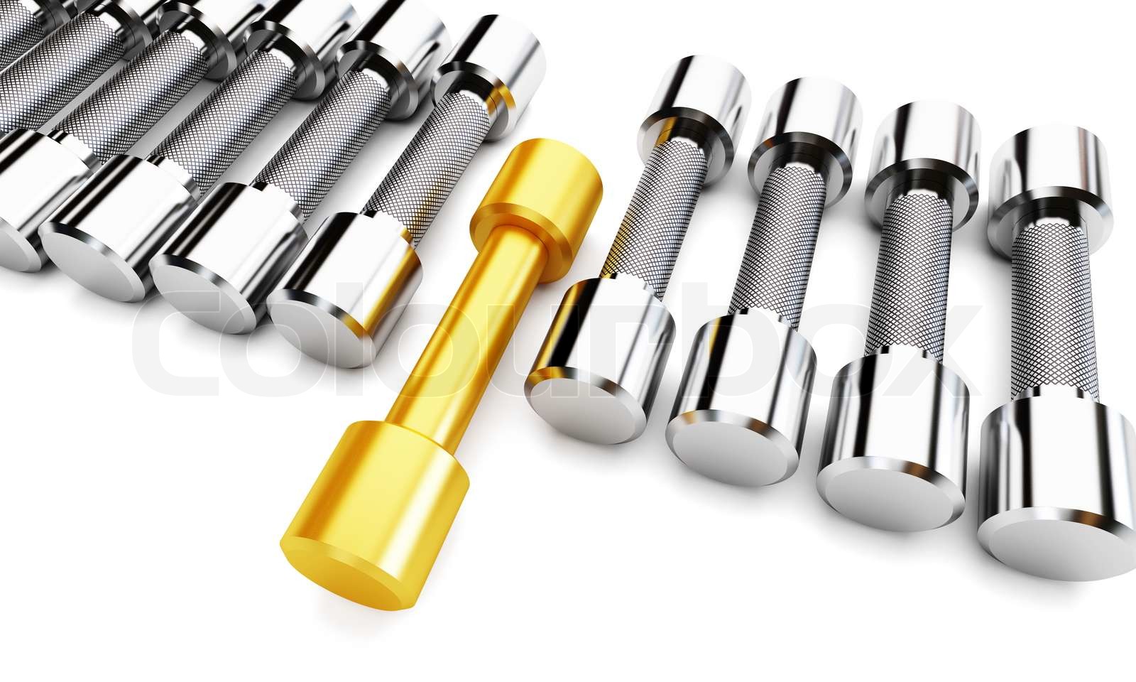 gold weights | Stock image | Colourbox