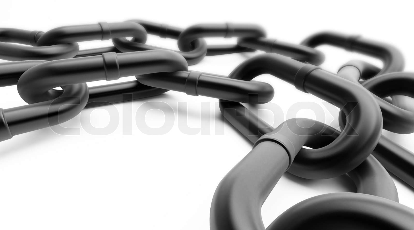 black chain | Stock image | Colourbox