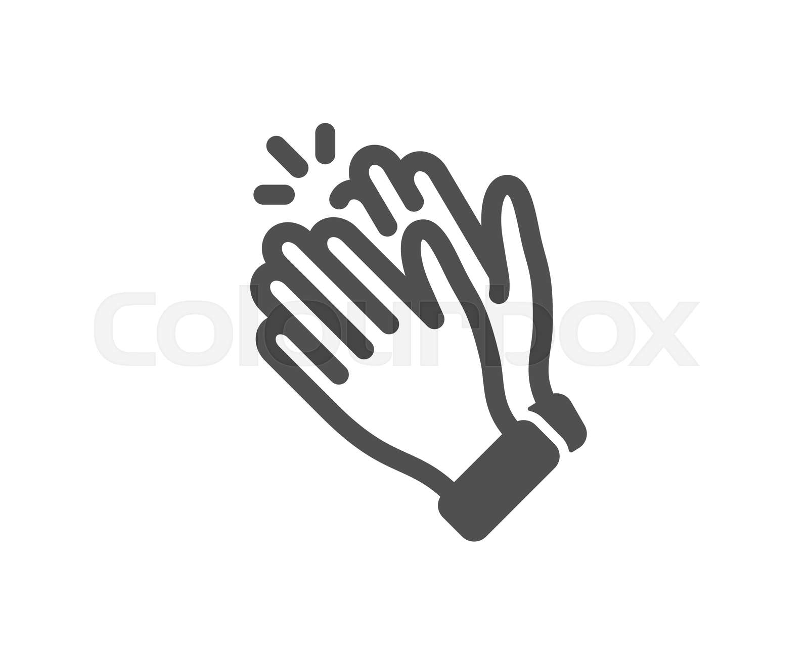 Clapping hands icon. Clap sign. Vector | Stock vector | Colourbox