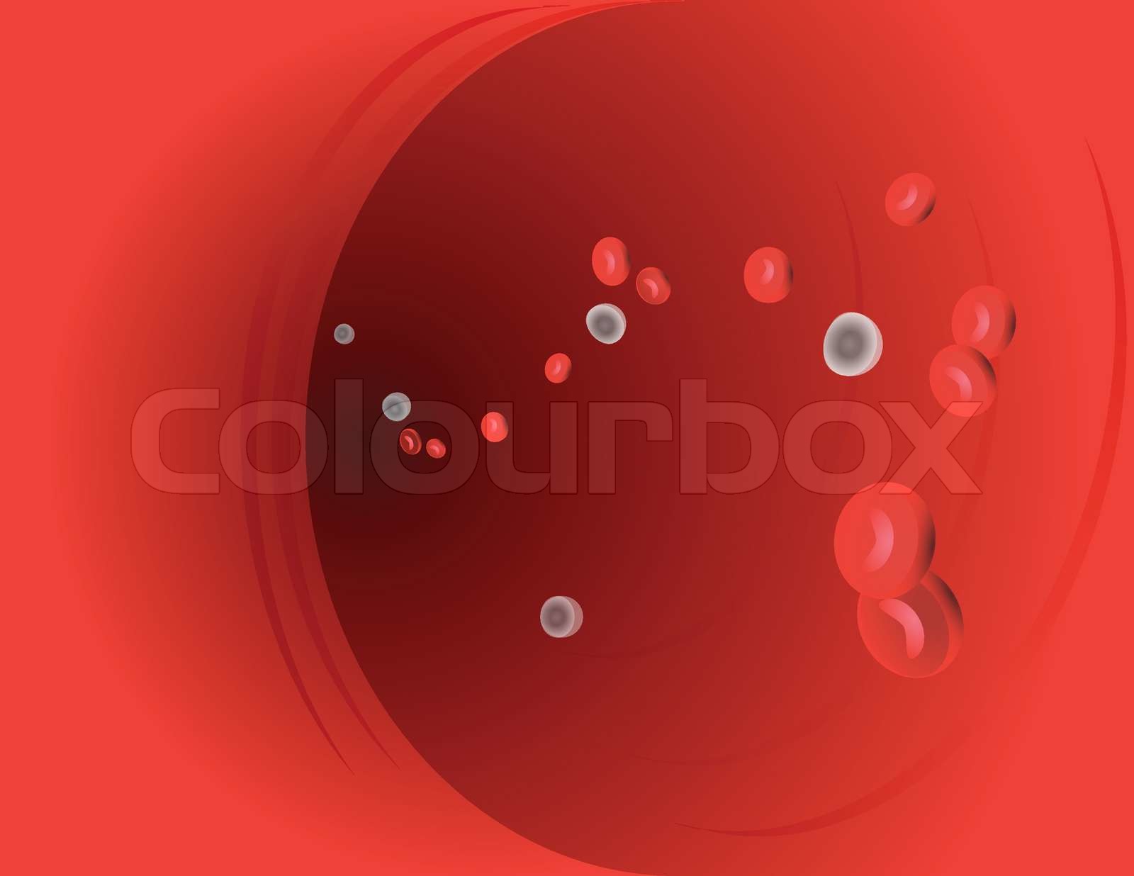 Blood system | Stock vector | Colourbox
