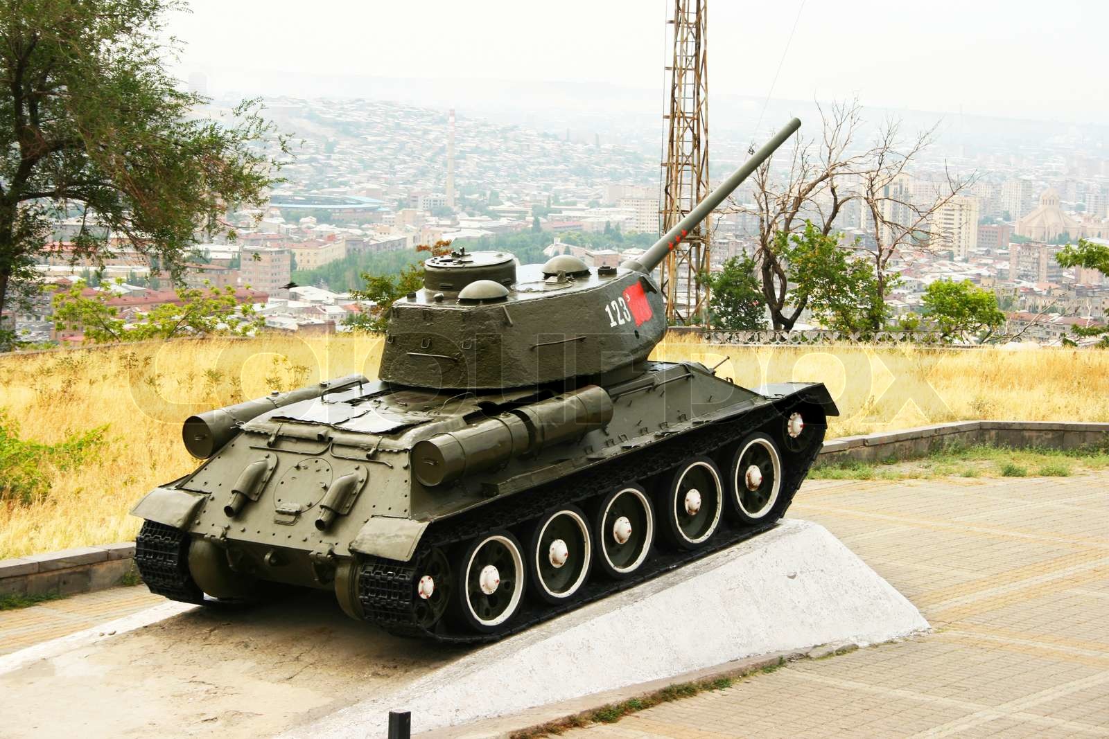 Soviet tank | Stock image | Colourbox