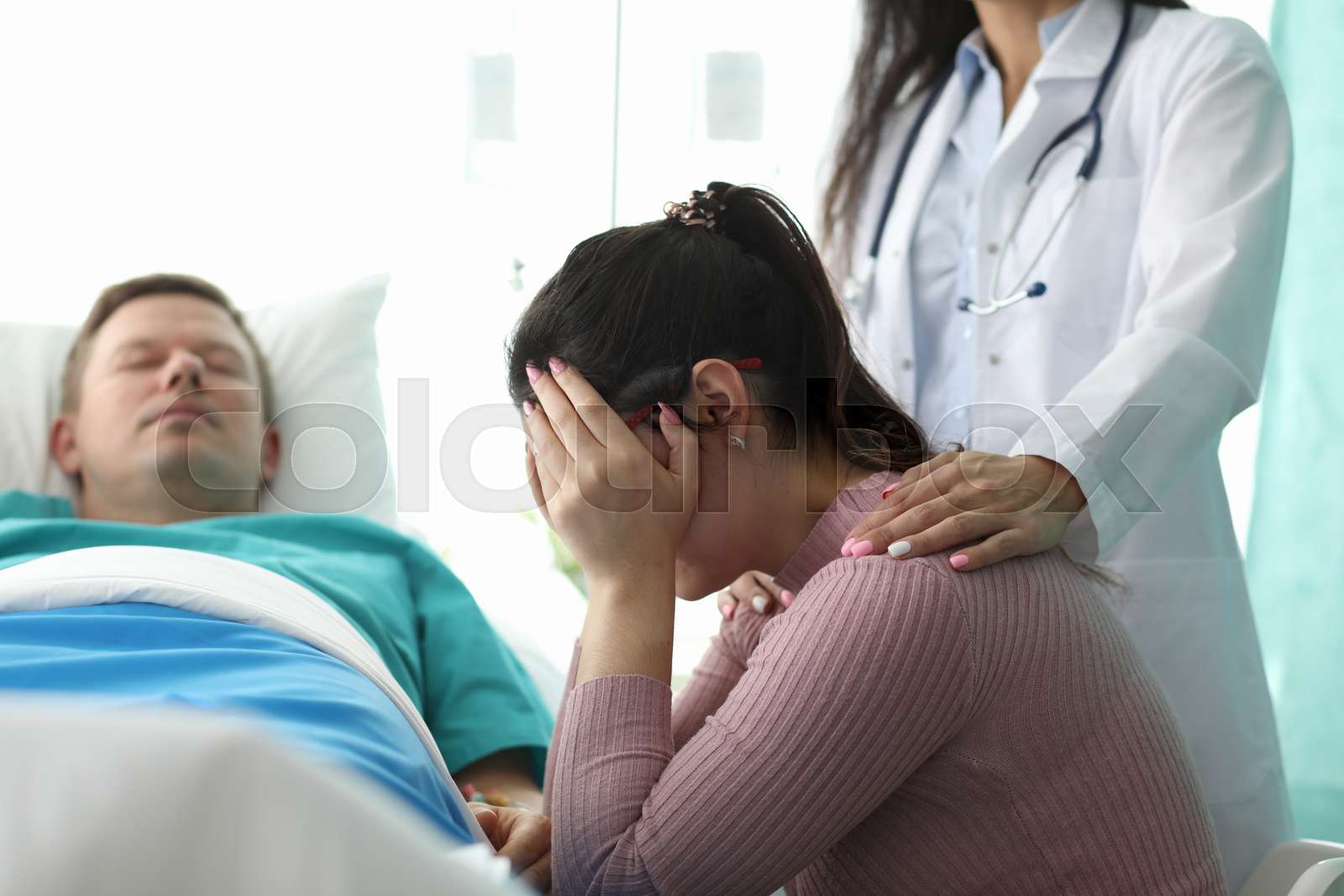 Patient with terrible diagnosis | Stock image | Colourbox