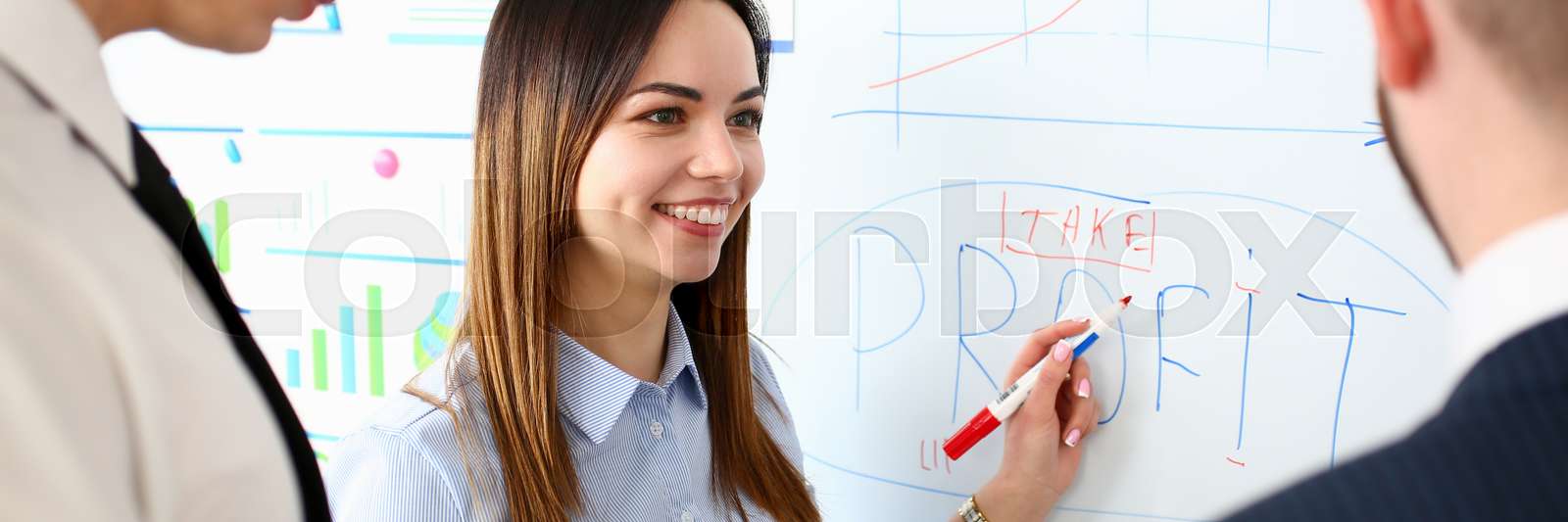 Smart lady in office | Stock image | Colourbox