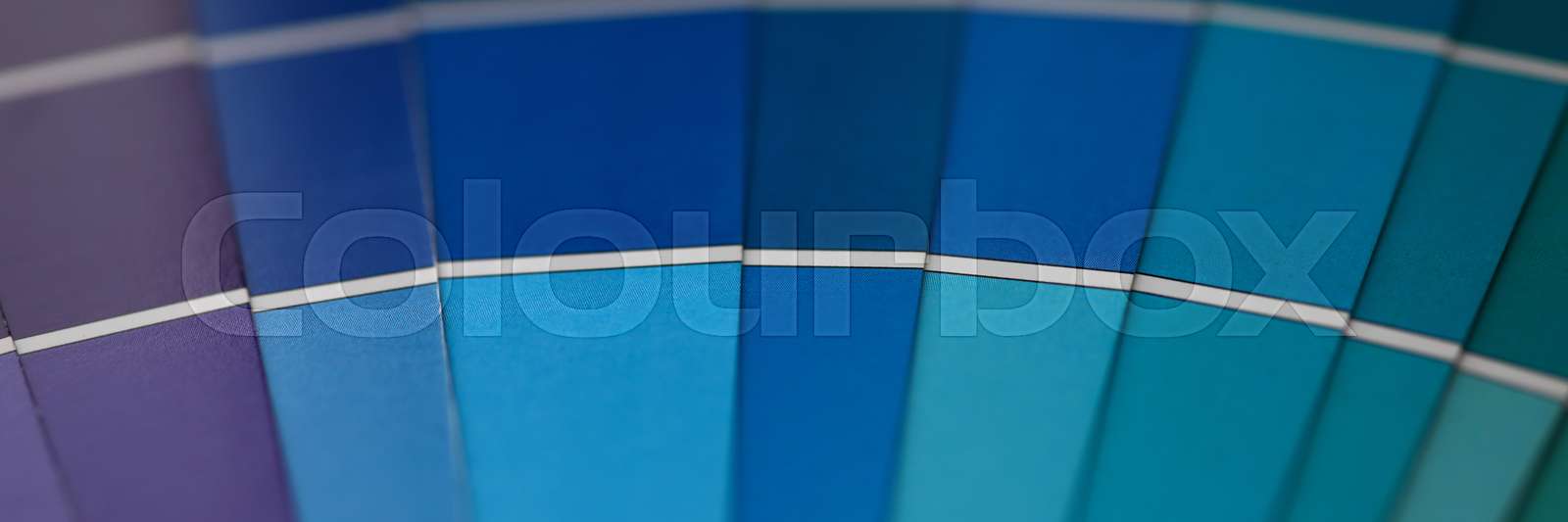 Spectrum of blue tones | Stock image | Colourbox