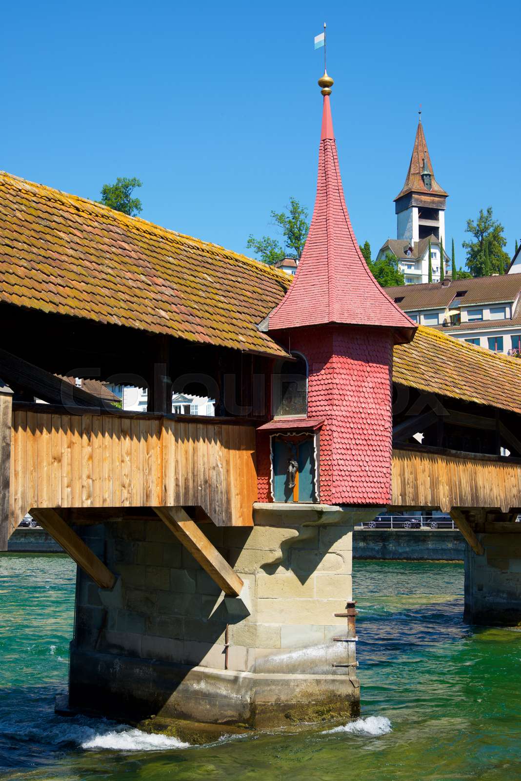 Bridge in Lucerne | Stock image | Colourbox
