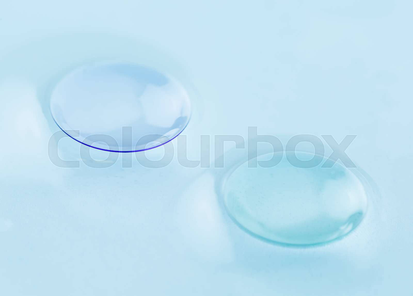 Hard contact lenses - rigid gas permeable contacts | Stock image ...