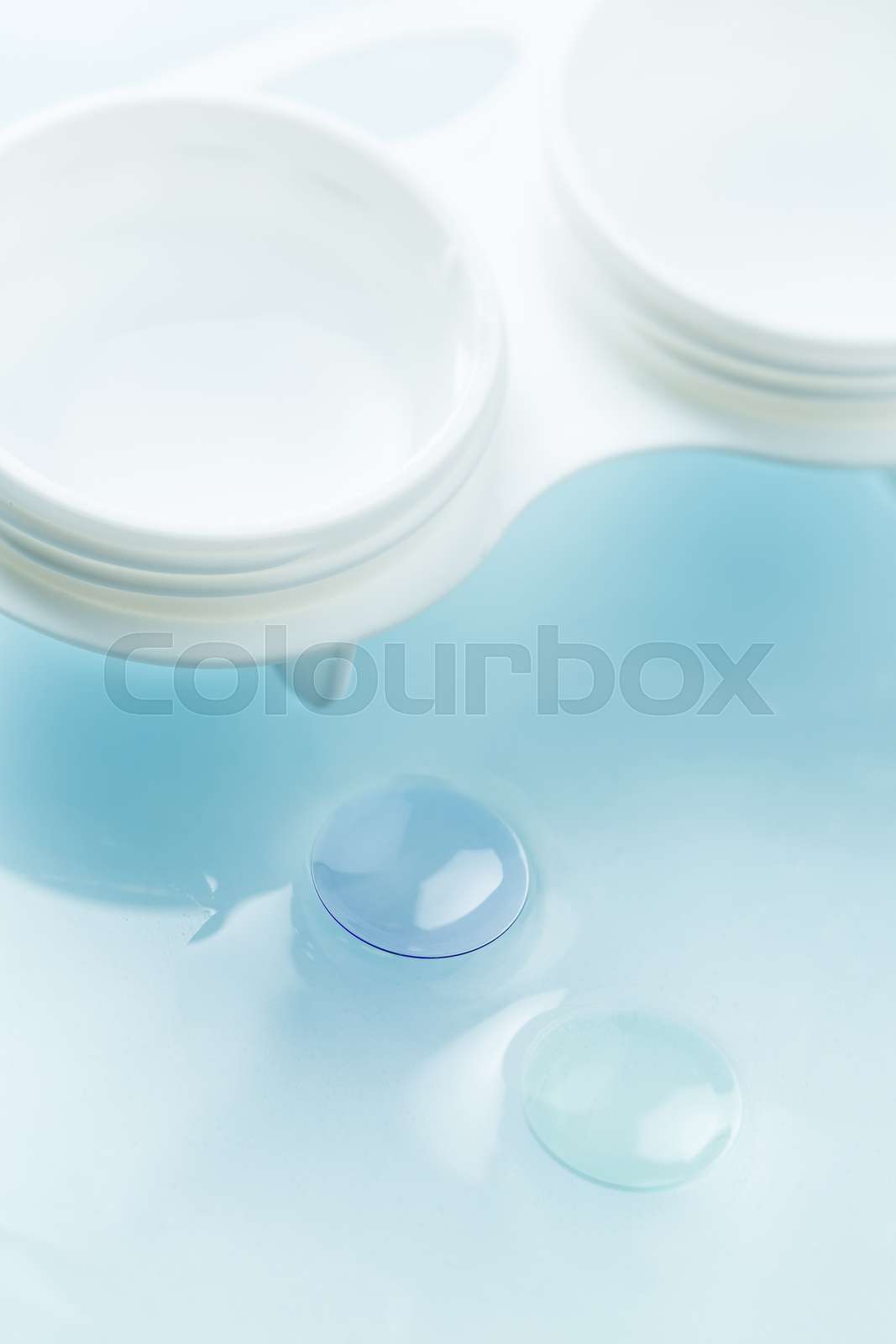 Hard contact lenses - rigid gas permeable contacts | Stock image ...