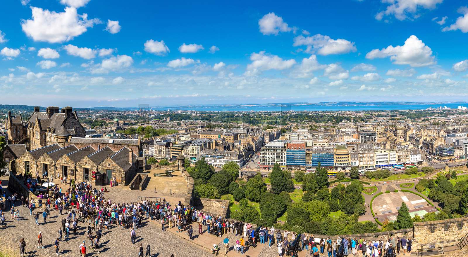 Panoramic view of Edinburgh, Scotland | Stock image | Colourbox