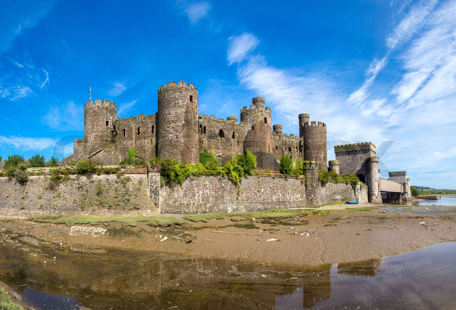 Conwy Castle in Wales | Stock image | Colourbox