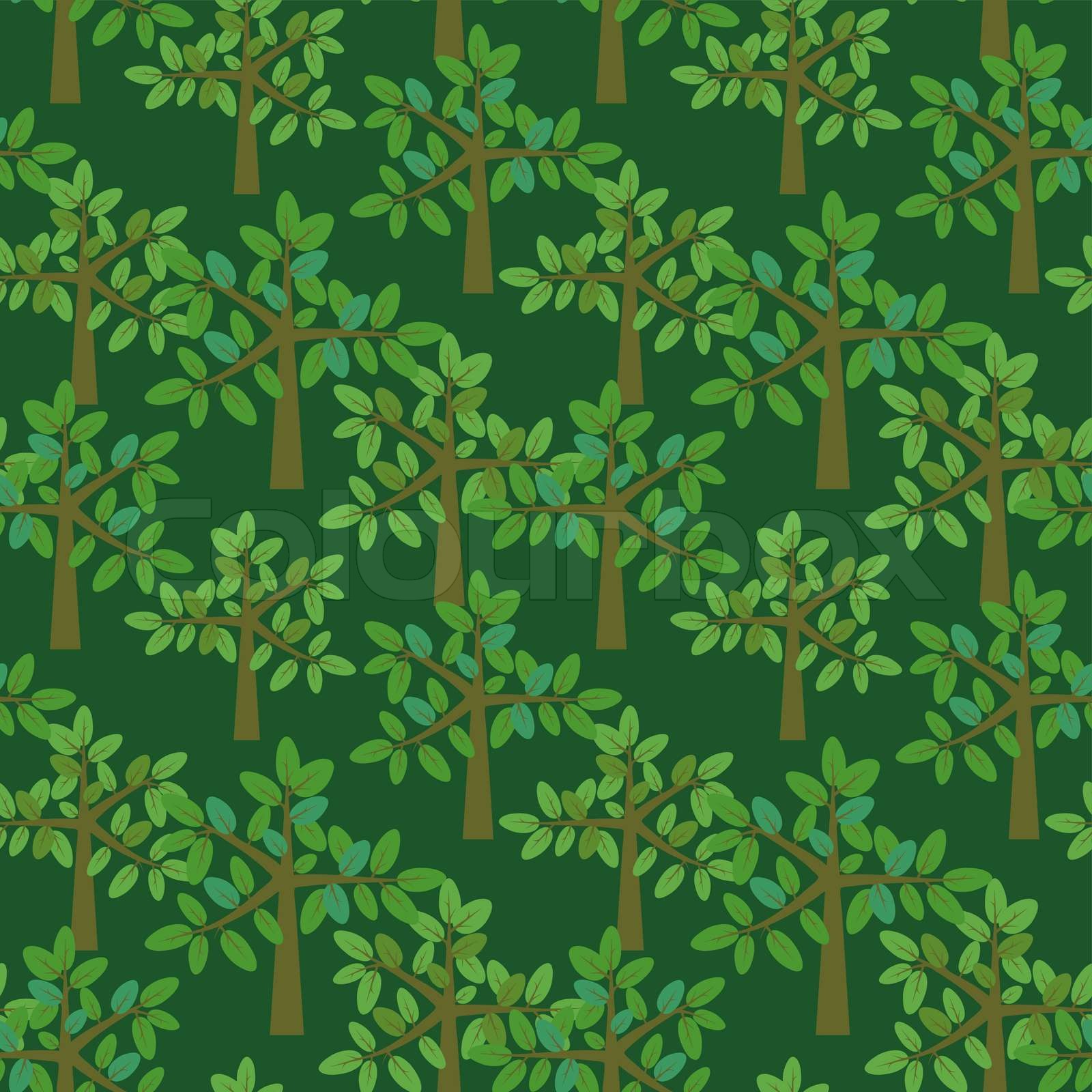 Seamless park pattern | Stock vector | Colourbox