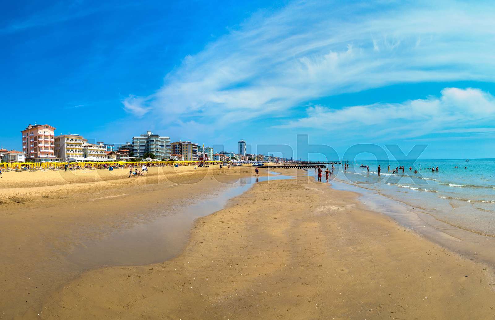 Beach of Lido di Jesolo | Stock image | Colourbox