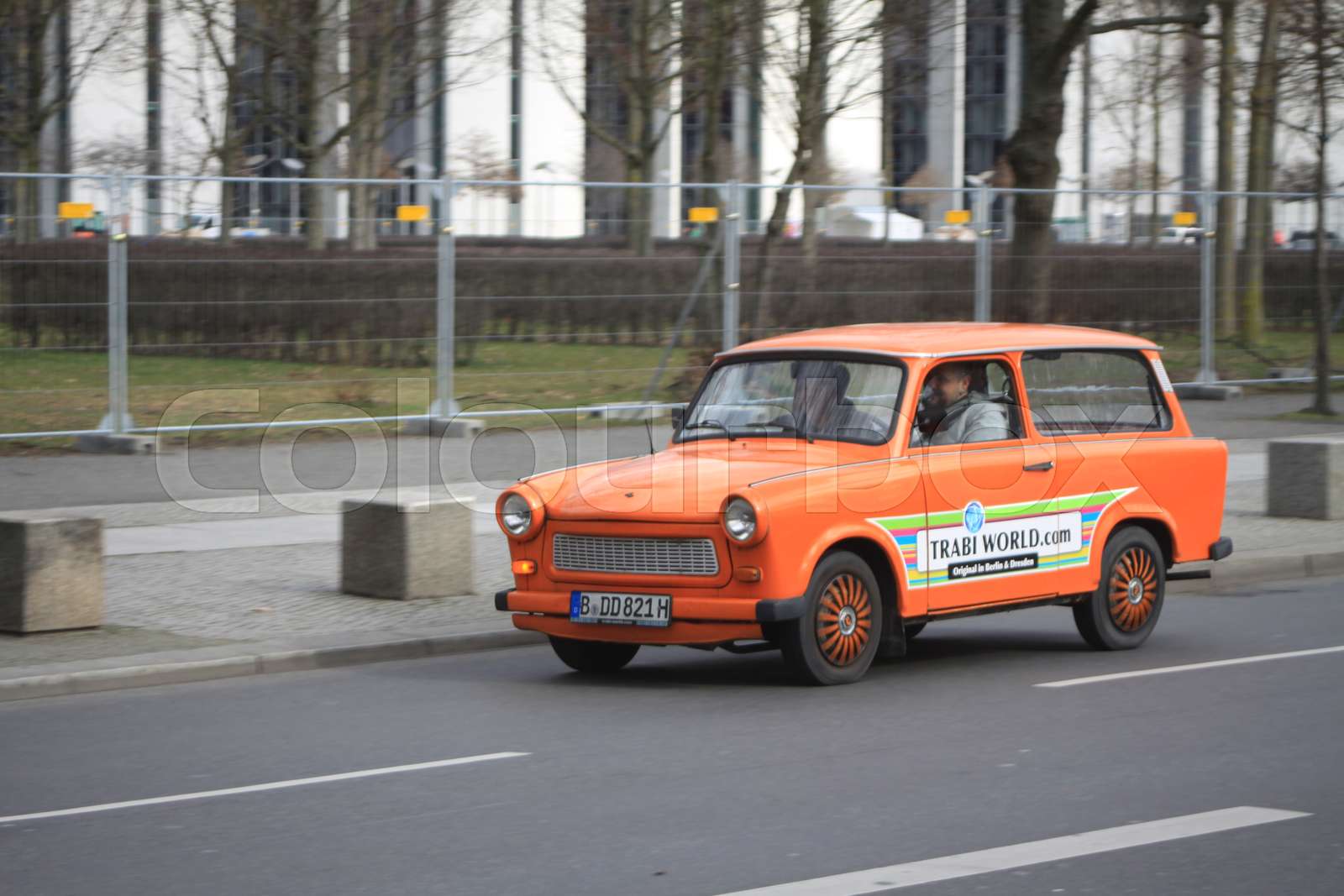 trabant, berlin, wall | Stock image | Colourbox