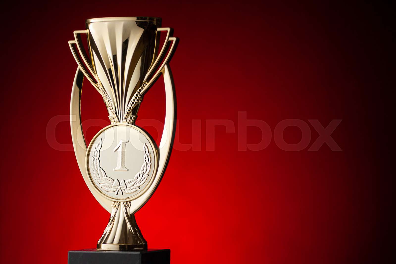 First place winners trophy for a competition | Stock image | Colourbox