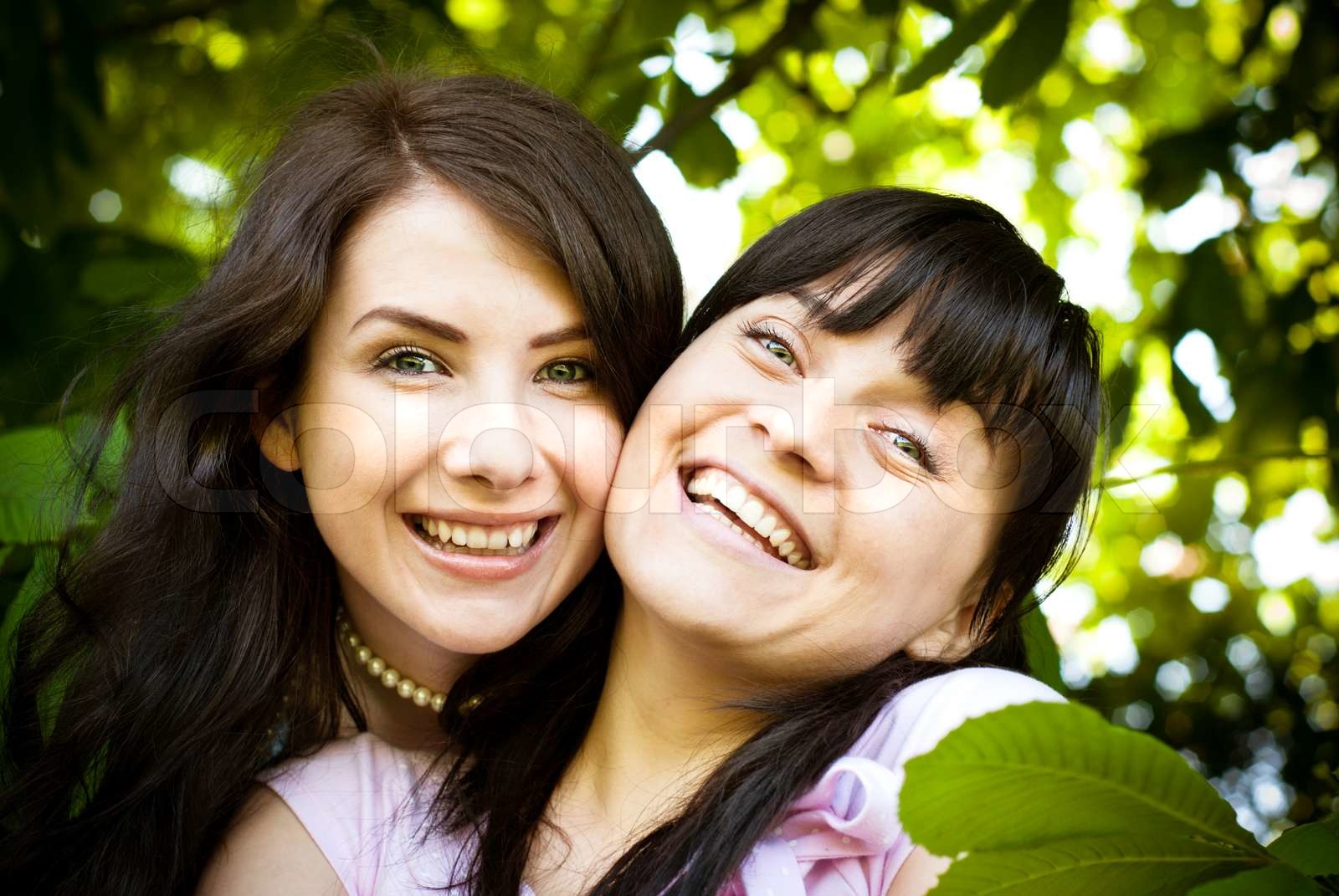 Two women | Stock image | Colourbox