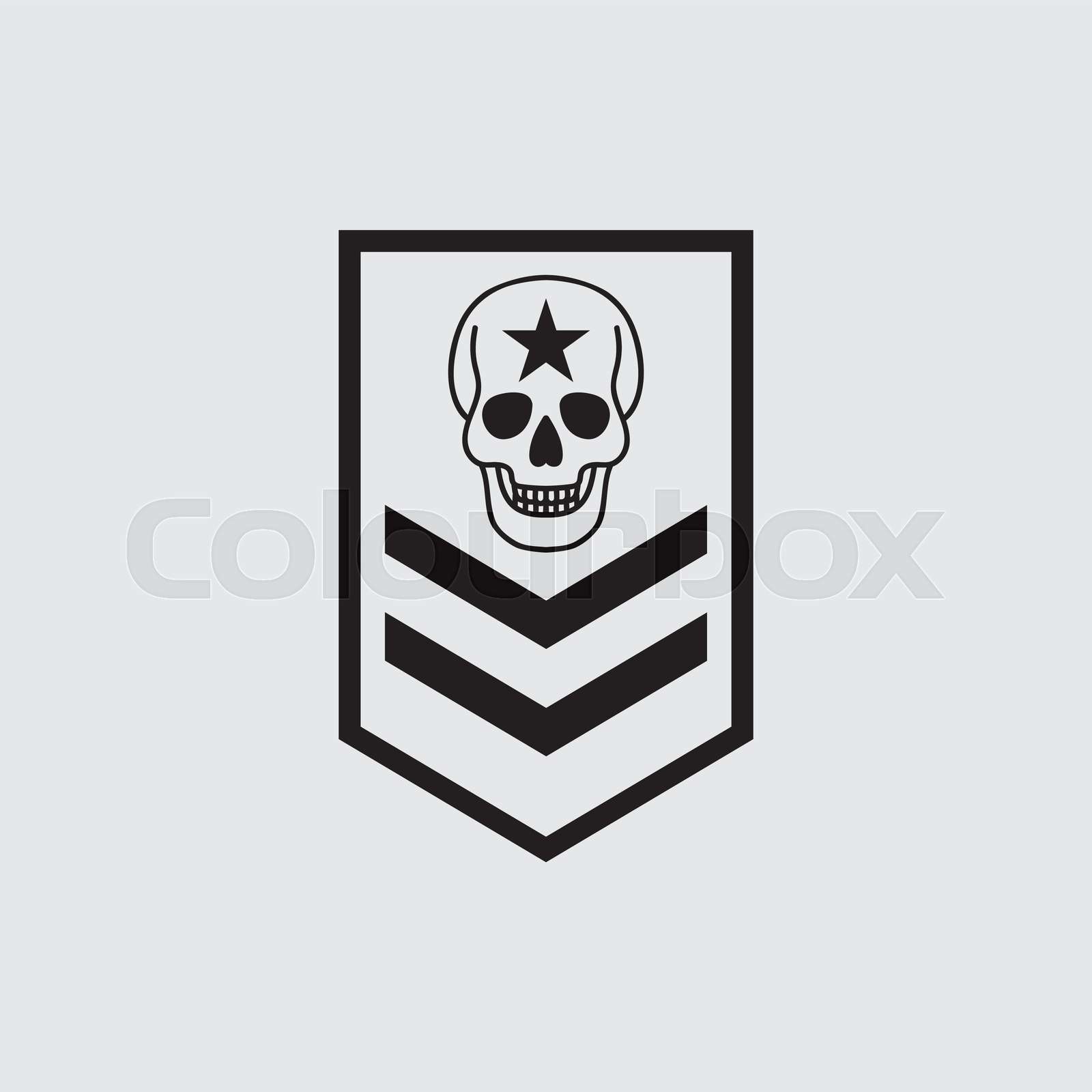 military symbols, Military rank icon vector | Stock vector | Colourbox