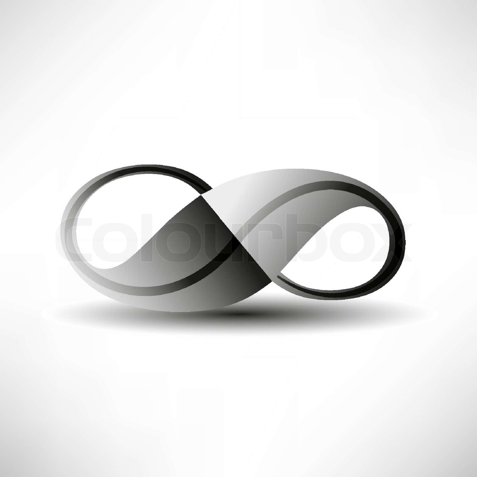 Silver Infinity | Stock vector | Colourbox