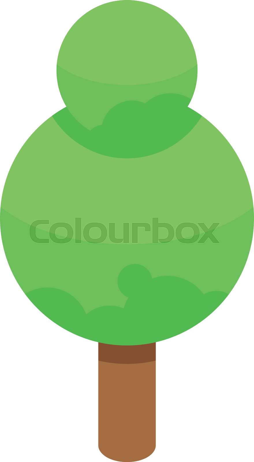 grünanlage, baum, icon | Stock-Vektor | Colourbox