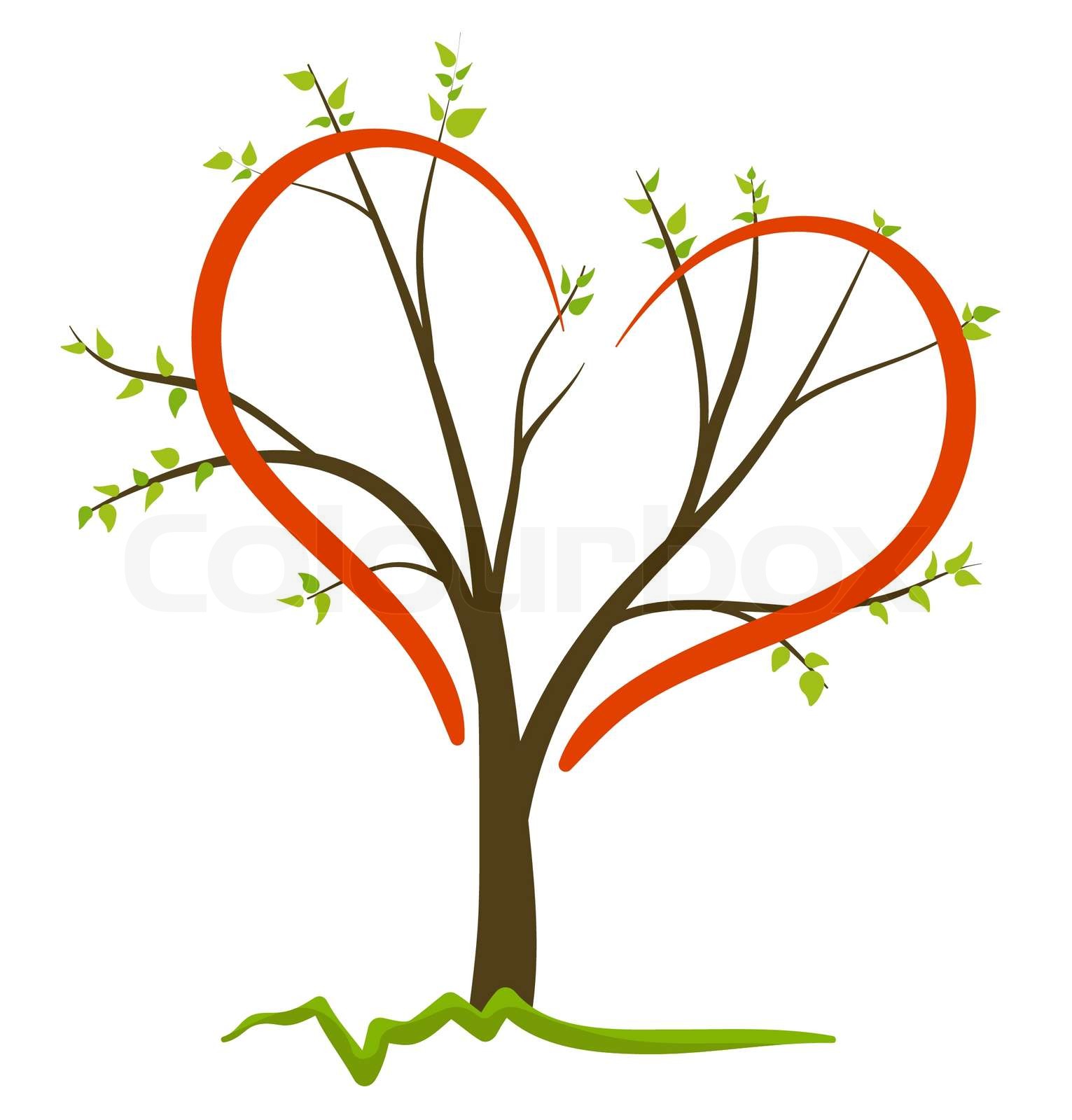 Love Nature Vector Symbol | Stock vector | Colourbox