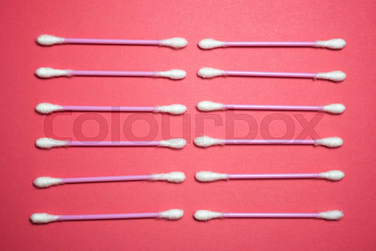 Ear swabs view | Stock image | Colourbox