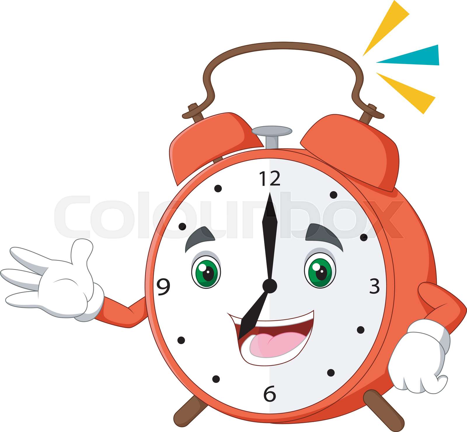 Alarm Clock Ringing Animation