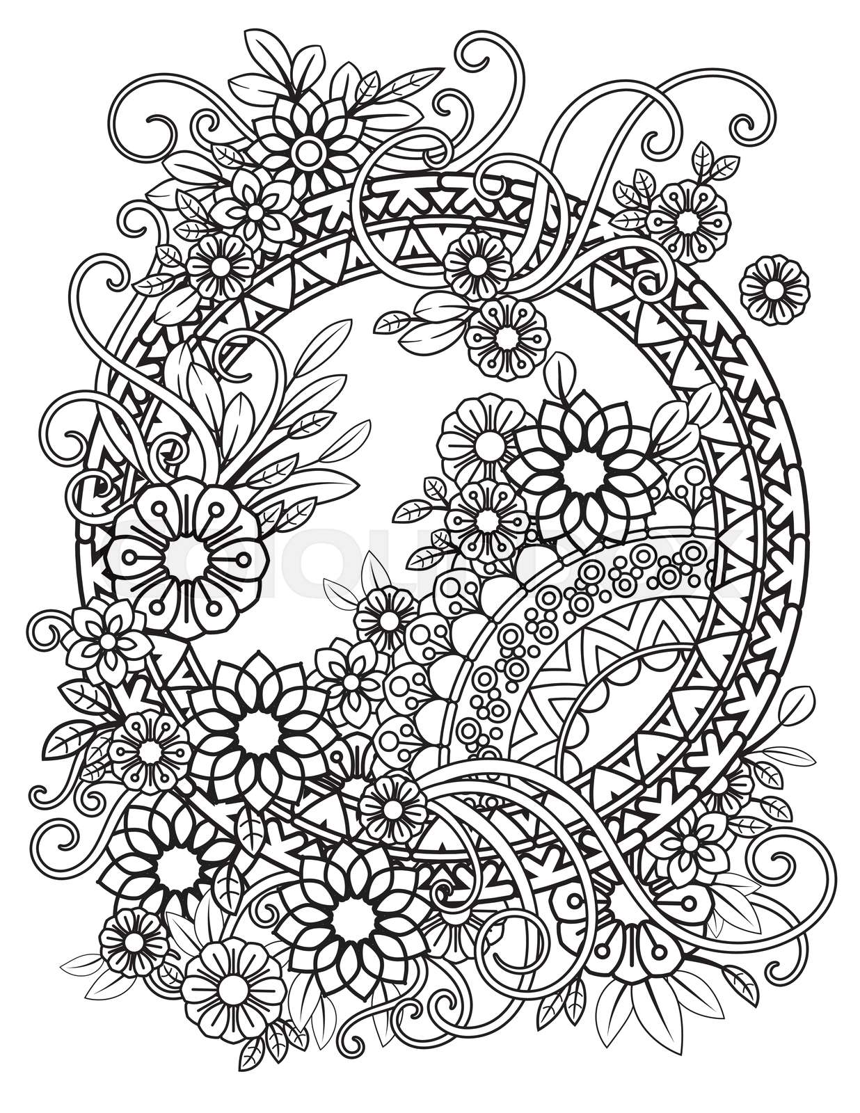 Floral Mandala Pattern | Stock vector | Colourbox