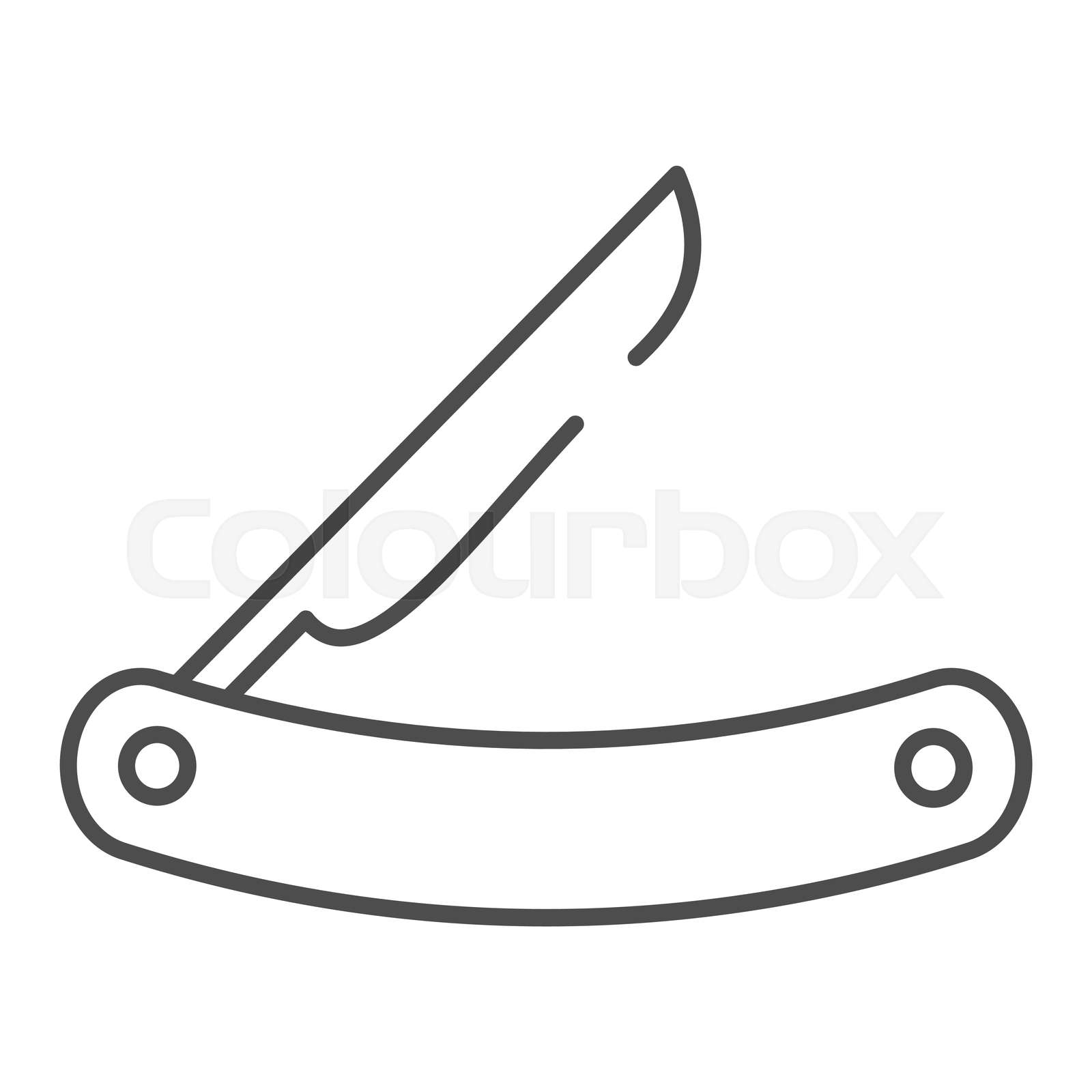 Straight Razor Clip Art