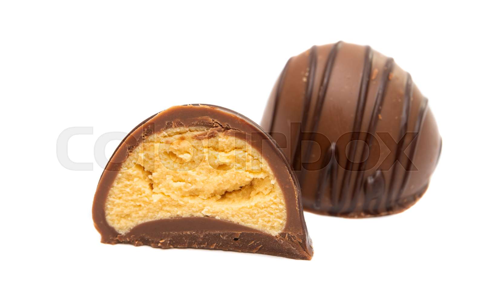 Belgian chocolate candies isolated | Stock image | Colourbox