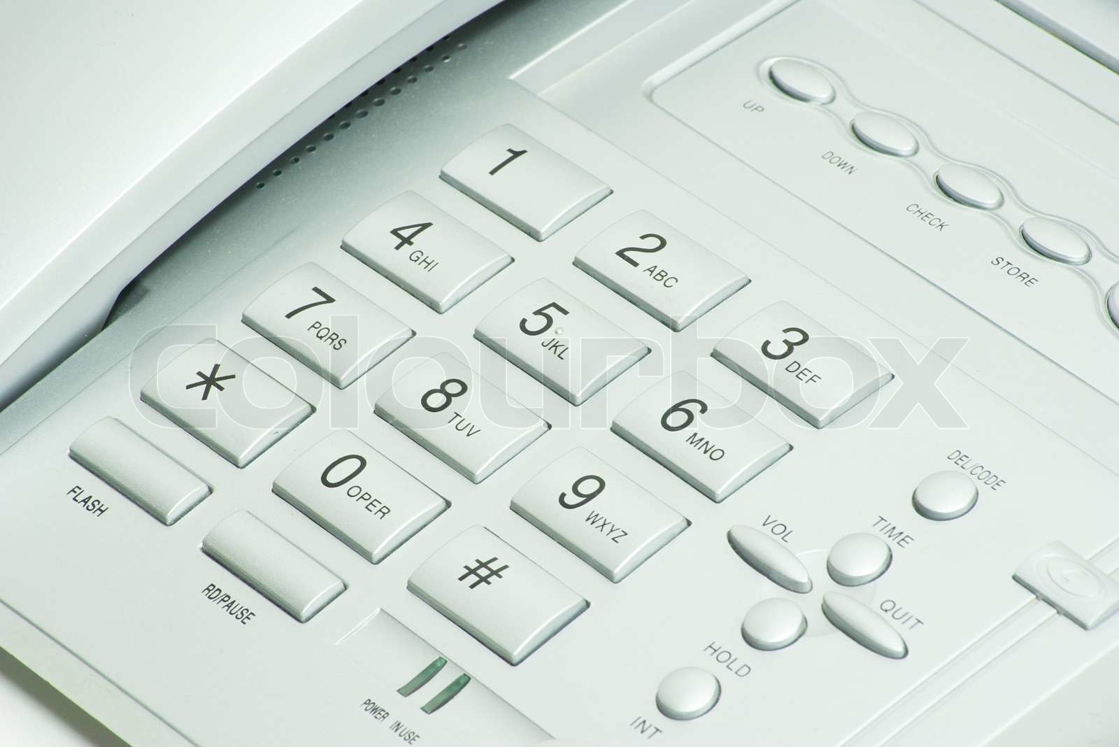 Telefontastatur | Stock Bild | Colourbox